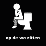 Losse picto Op de wc zitten - EasyAuti