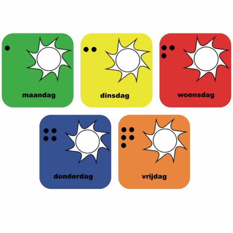 Een duidelijke dagplanning met pictogrammen in de klas